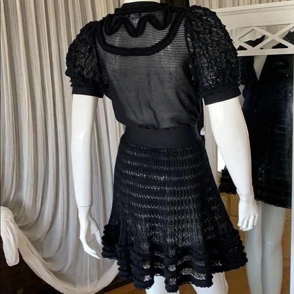 CHANEL | Dresses | Authentic Chanel Fabulous Detail Ruffle Runway Dress ...